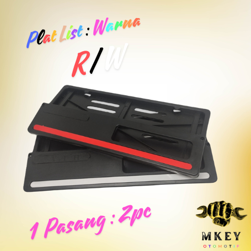 Jual Cover Bingkai Plat Nomor Model List Standar Universal All Motor ...