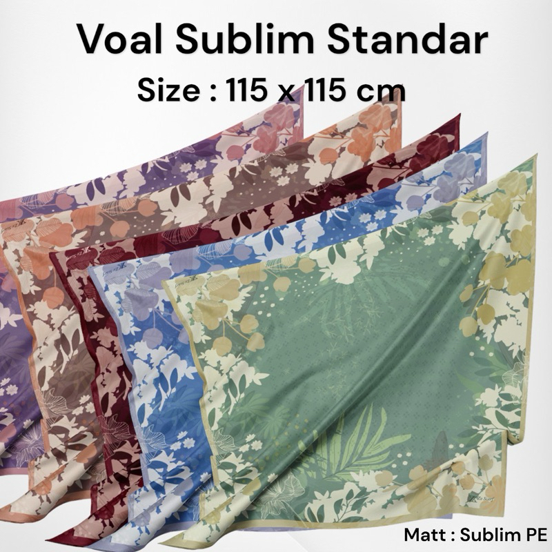 Jual SUBLIM STANDAR - Segi Empat Voal Motif Premium LC | Shopee Indonesia