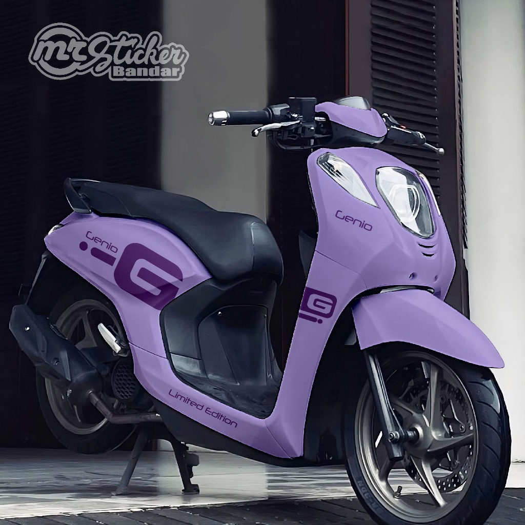 Jual Sticker Decal Genio Dekal Honda Geniio Stiker Honda Gennio Full ...