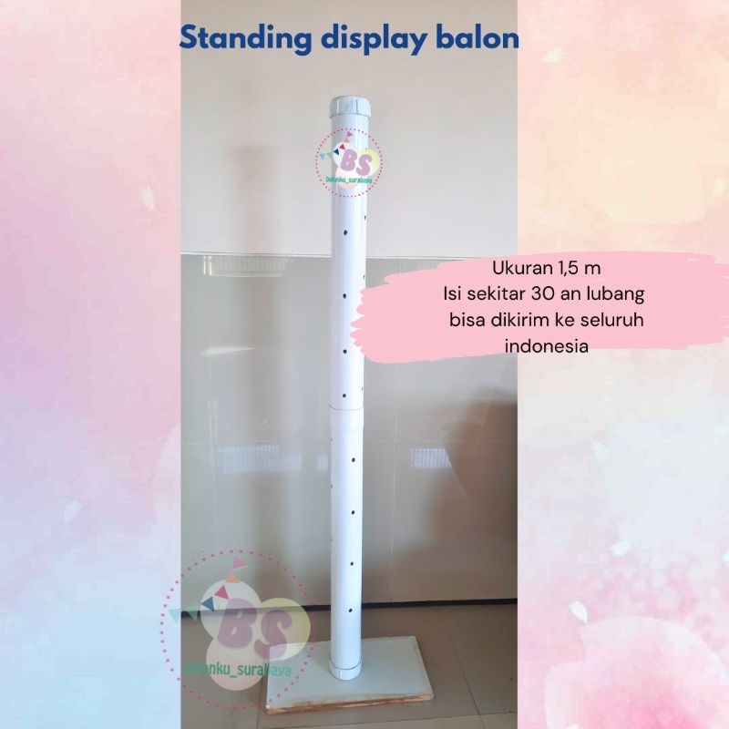 Jual Tiang Display Balon sablon Holder balon sablon tinggi 1,3 meter ...