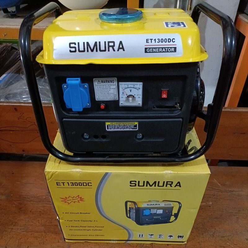 Jual MESIN GENSET LISTRIK SUMURA ET1300 700watt 2tak | Shopee Indonesia