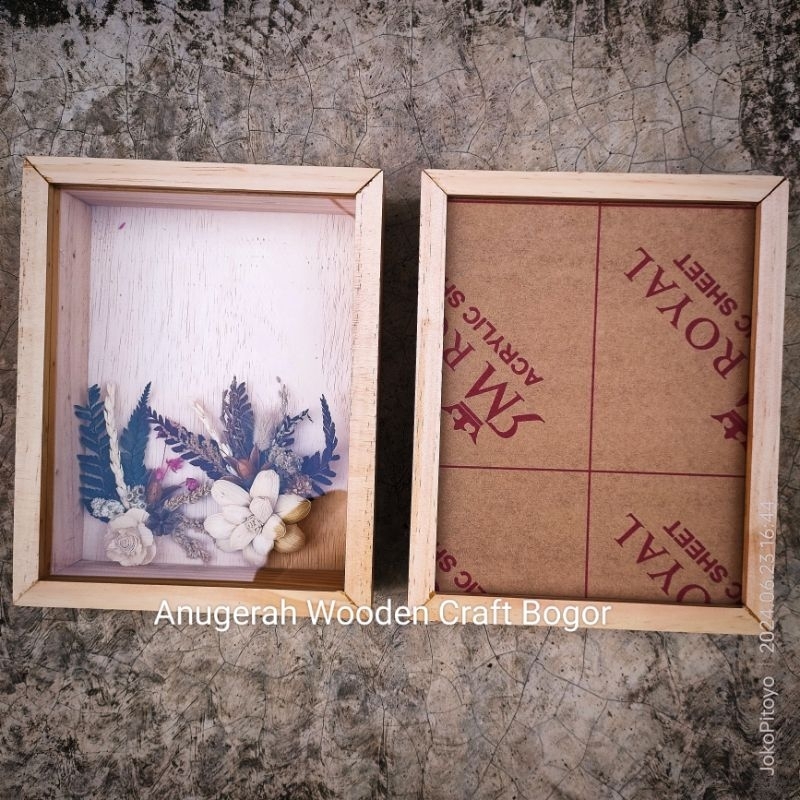 Jual 20x25 Wooden Acrylic Slide Kotak Kayu Geser Akrilik Sliding Jati ...