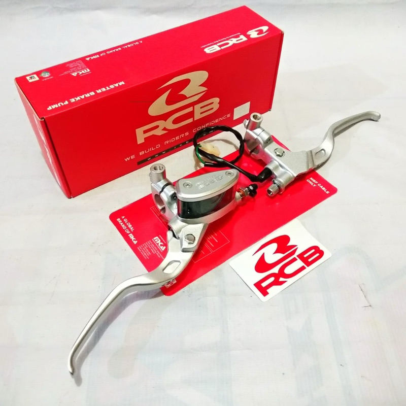 Jual Master Rem Set RCB E2 14mm Universal Silver | Shopee Indonesia