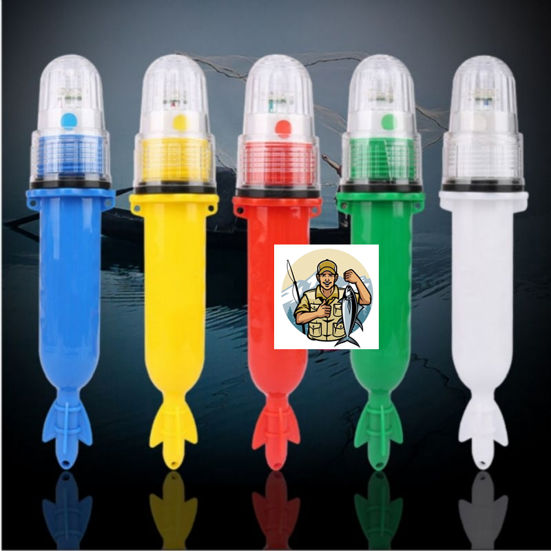 Jual Lampu Torpedo JIAHONG 2BT 5 LED Bersinyal 1 Warna Cahaya Nelayan Kapal Baterai Jumbo Murah ...