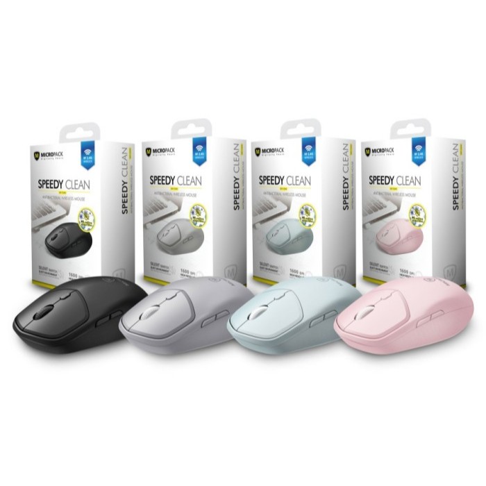 Jual Micropack Mouse Wireless AntiBacterial Silent Click MP-726W ...