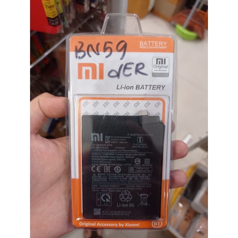 Jual BATRE BATERAI HP MODEL BN59 XIAOMI REDMI NOTE 10 4G / NOTE 10 S ...