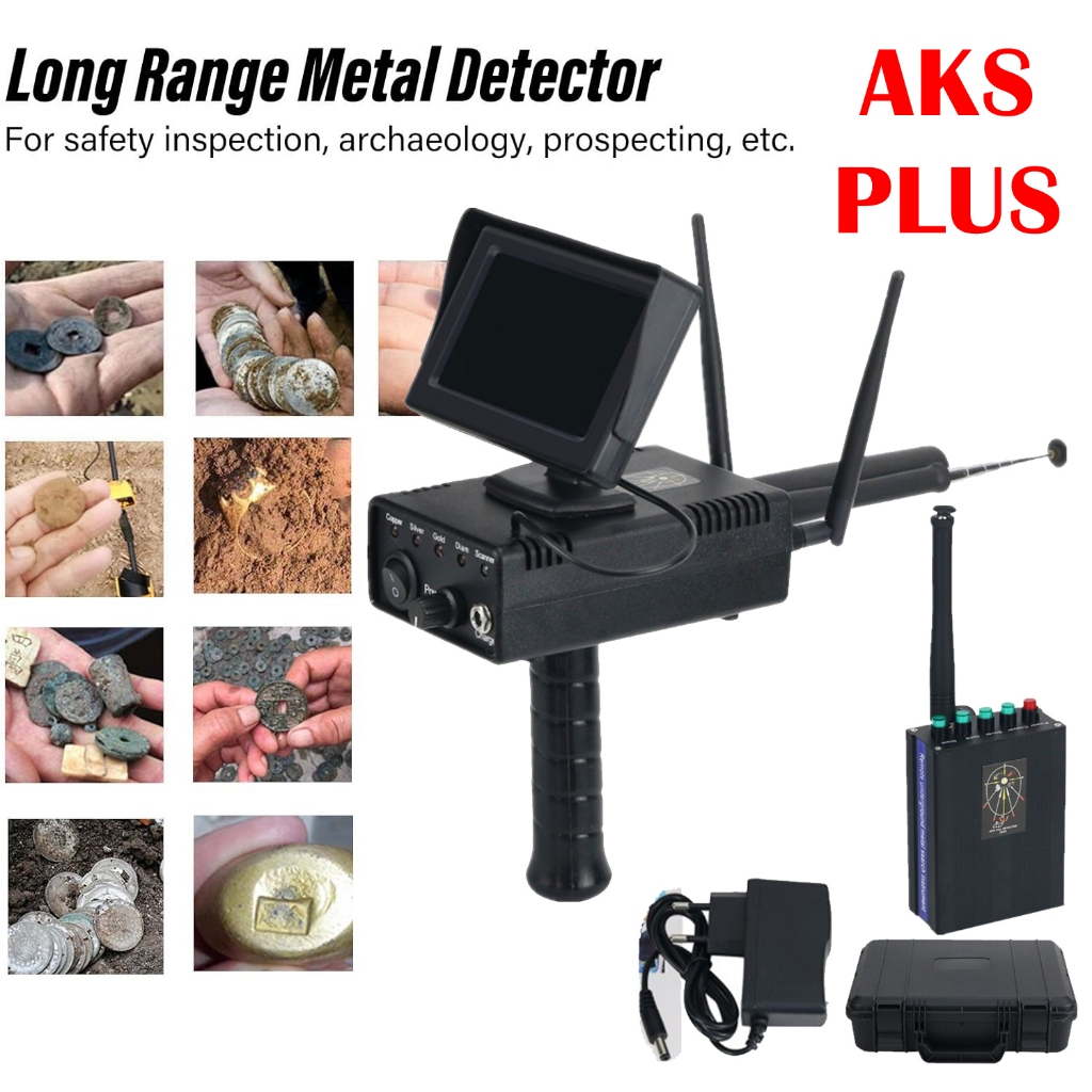 Jual AKS PLUS PROFESSIONAL METAL DETECTOR detektor logam emas perak ...