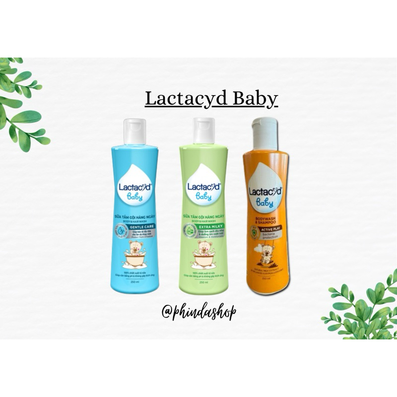 Jual Lactacyd Baby Gentle Care, Extra Milky, Active Play 150mL, 250mL ...
