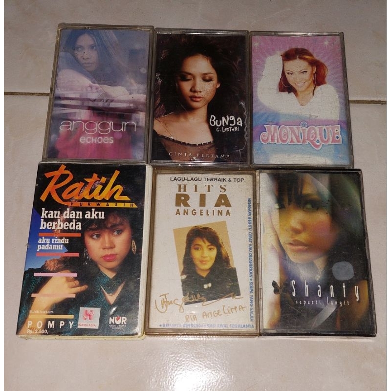 Jual kaset Indonesia original ANGGUN-Echoes / BUNGA C. LESTARI-Cinta ...