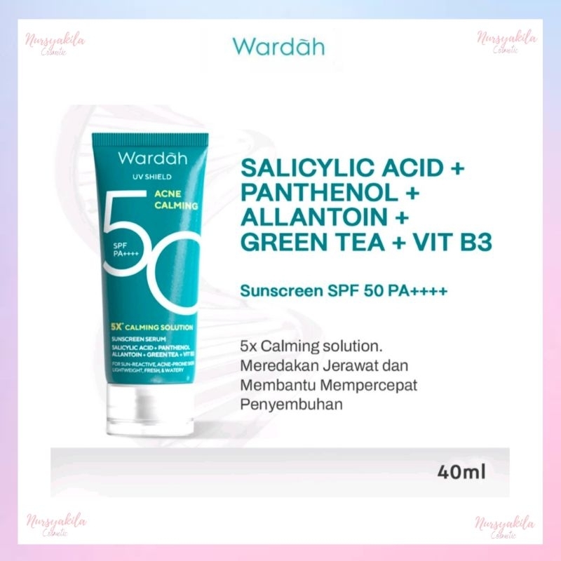 Jual Wardah UV Shield Acne Calming Sunscreen Serum SPF 50 PA ...