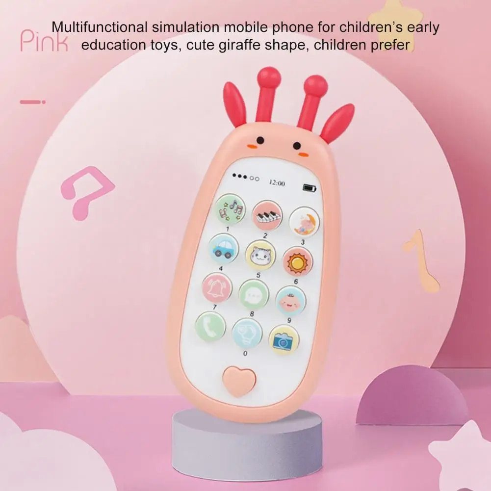 Jual Telepon Mainan Anak Edukasi Musik Phone Toy Giraffe pink | Shopee ...