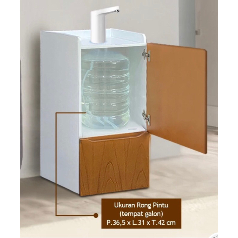 Jual BIG PROMO!!!!!!!LEMARI GALON MULTIFUNGSI TEMPAT GALON DISPENSER ...