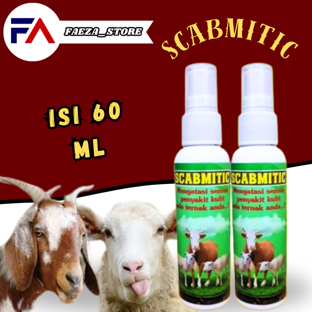 Jual Obat Scabies Gudik Ternak Kambing FAEZA_STORE | Shopee Indonesia