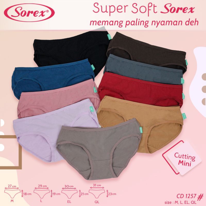 Jual Grosir 1 Lusin ( 12 pcs) Cd Sorex 1257 Super Soft Terlaris | Shopee Indonesia