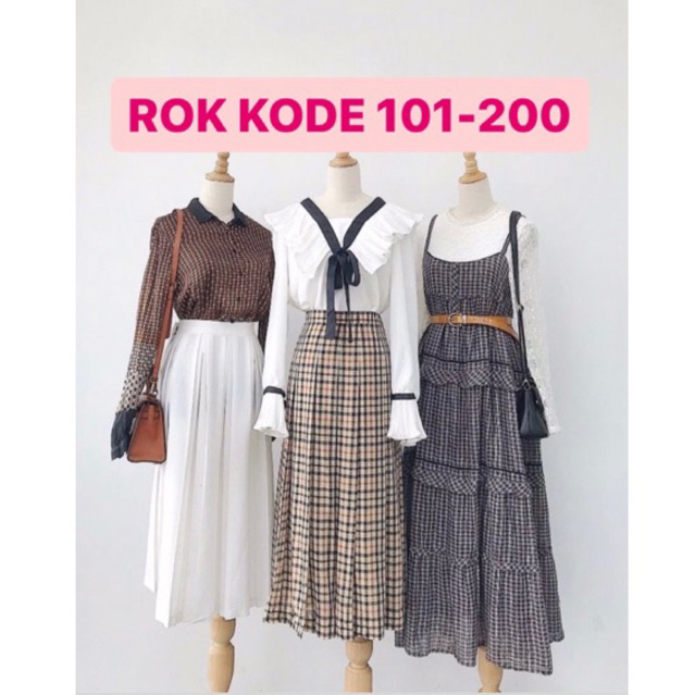 Jual rok kode 101-200 | Shopee Indonesia