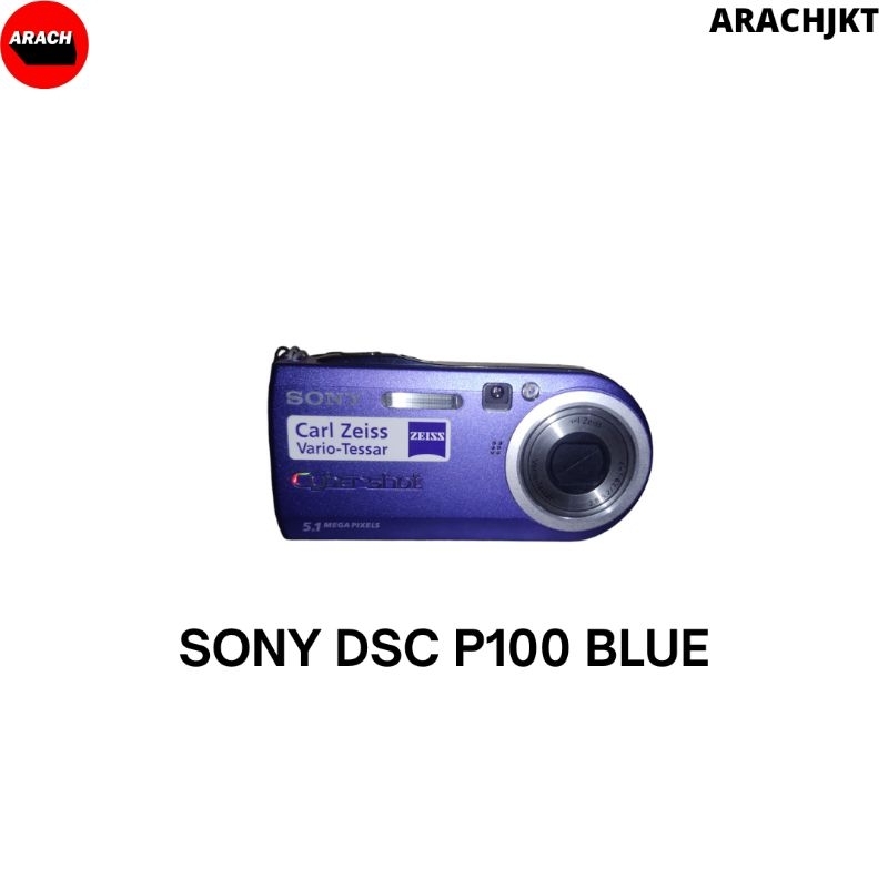Jual KAMERA DIGICAM SONY P100 BLUE | Shopee Indonesia