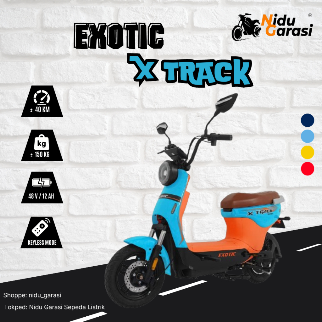 Jual SEPEDA LISTRIK EXOTIC X-TRACK | Shopee Indonesia