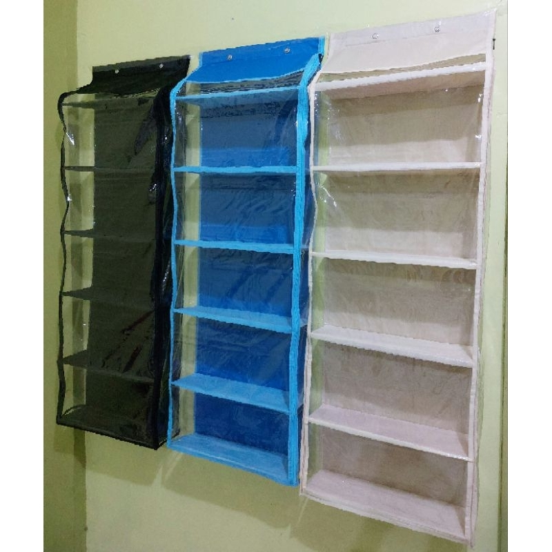 Jual RAK TAS POLOS GANTUNG 5 KOLOM RESLETING / RAK TAS GANTUNG / RAK ...