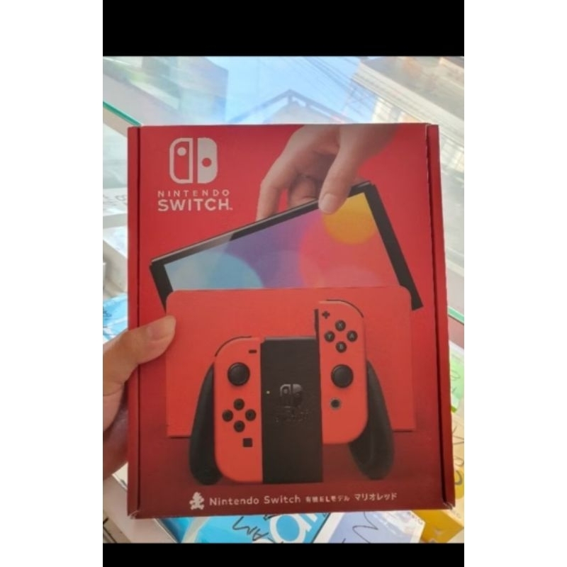 Jual Nintendo Switch OLED CFW 512GB Full Game Red Mario Edition New | Shopee Indonesia