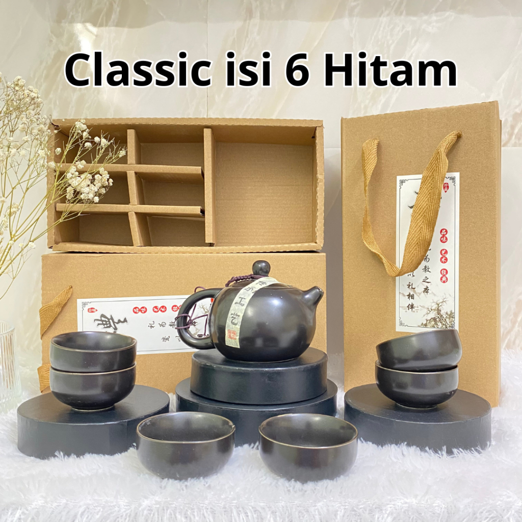 Jual Hampers Wedding Cangkir Teh Keramik CLASSIC Chinese Tea Pot ...