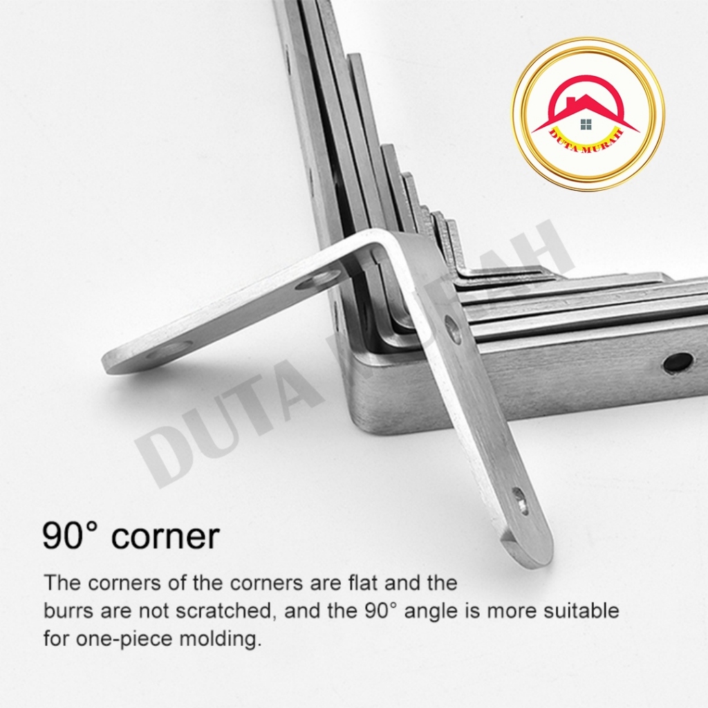 Jual Bracket Siku Ambalan L/ Siku L 1.6cm x 2.5cm x 2.5cm / 3 cm x 3 cm ...