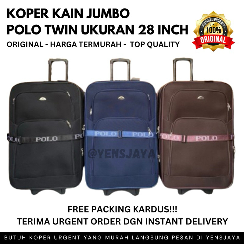 Jual KOPER POLO UKURAN 28 INCH - KOPER KAIN 28 INCH JUMBO RINGAN ...