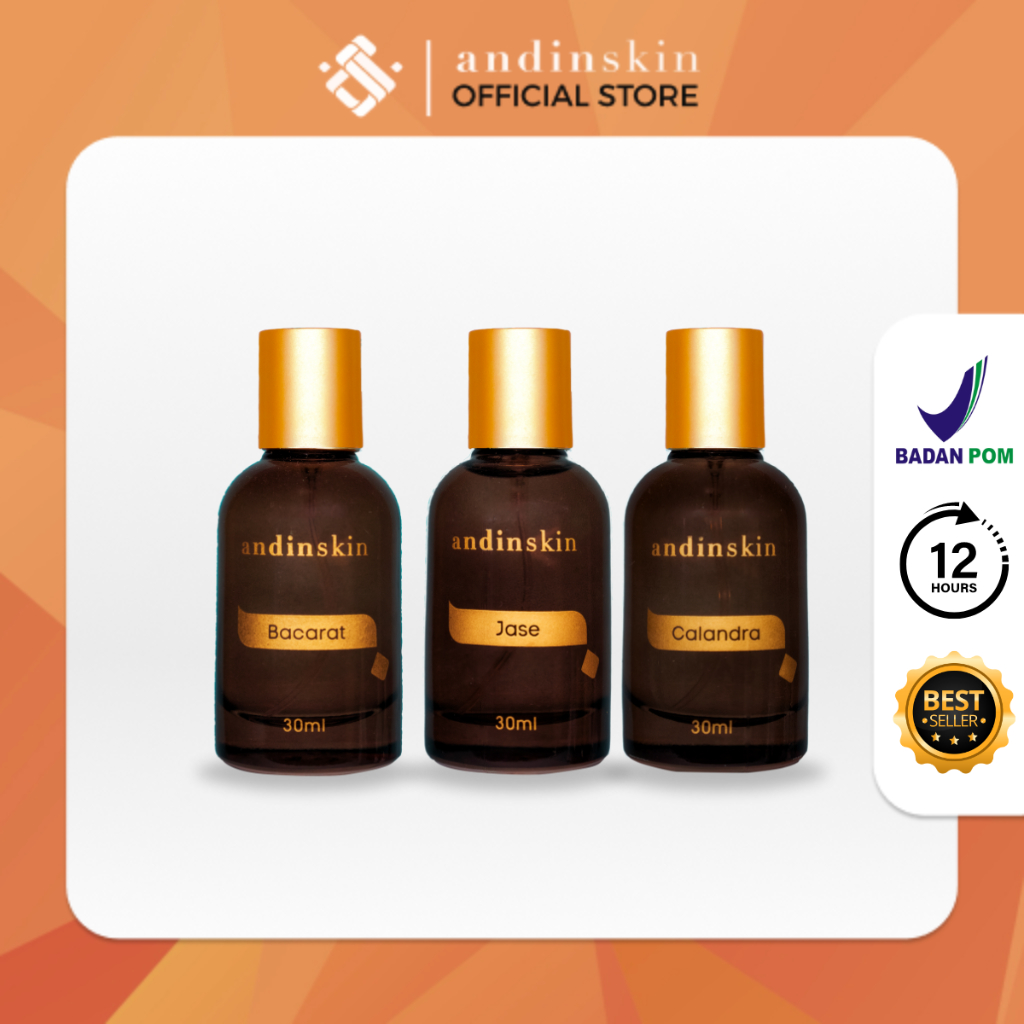 Jual Andinskin Parfum Bundling isi 3 pcs EDP 30ml Unisex Parfume BPOM ...