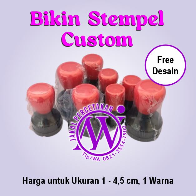 Jual Stempel custom, stempel logo, stempel tanda tangan, stempel lunas ...