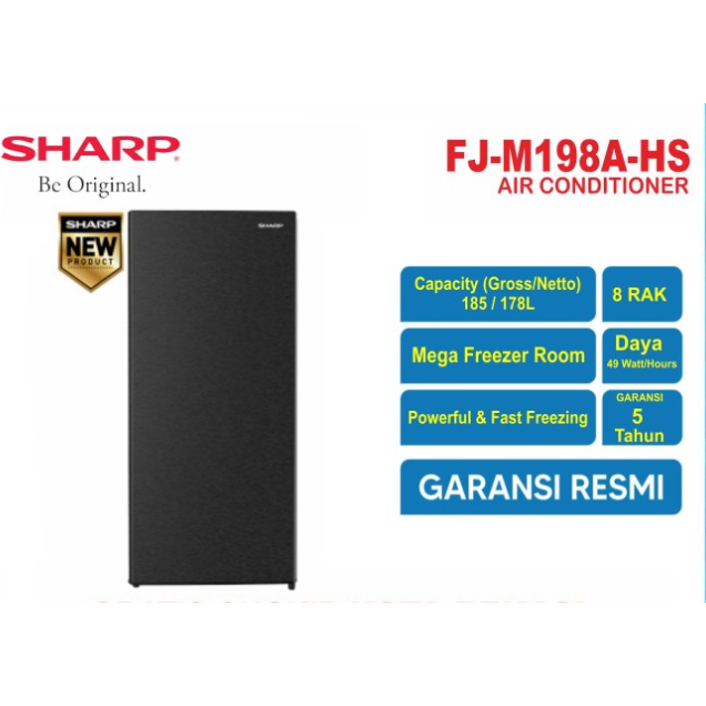 Jual KULKAS FREEZER SHARP 198 (8 RAK) | Shopee Indonesia
