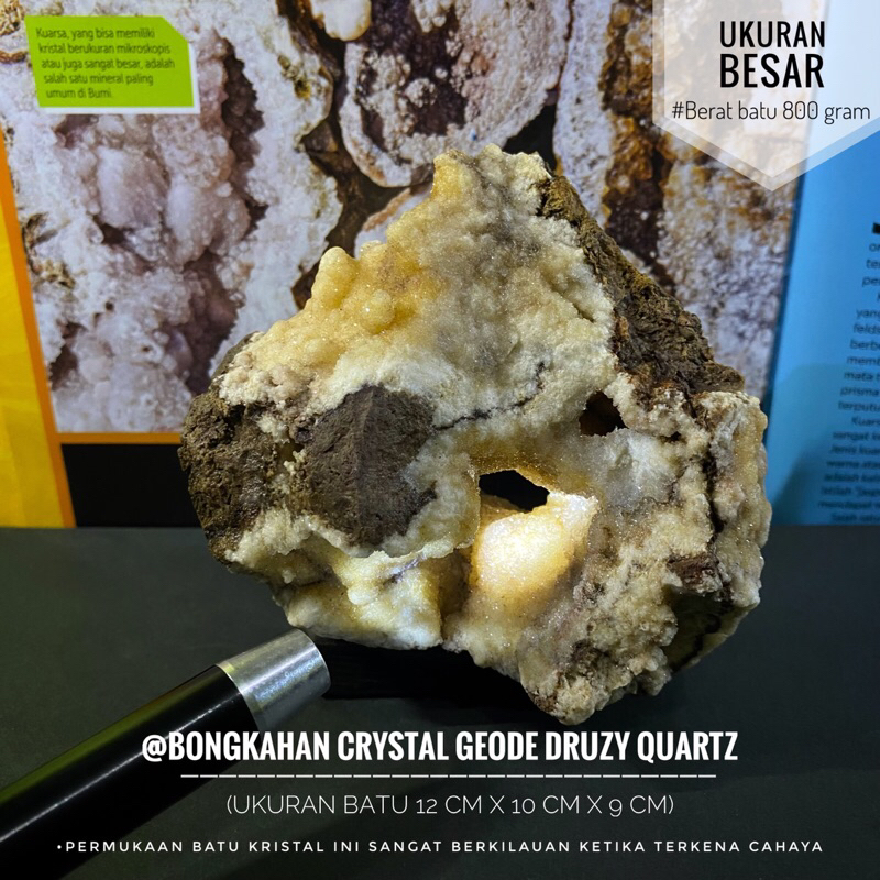 Jual Bongkahan Crystal Geode Quartz Natural L43 atau Batu Kristal ...