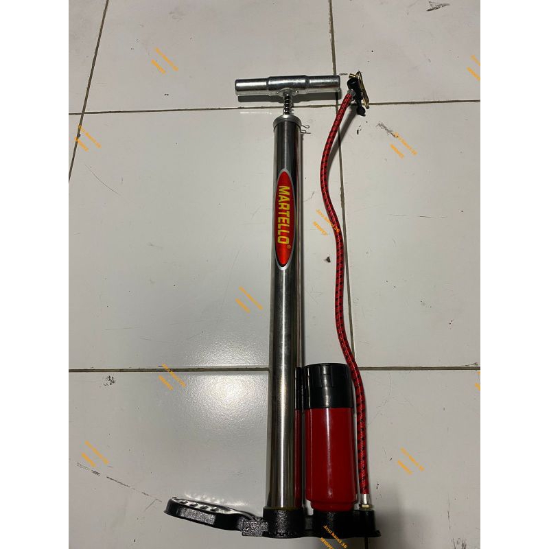 Jual Pompa Sepeda Tabung + Meter / Pompa Sepeda Chrome Tabung Meter ...