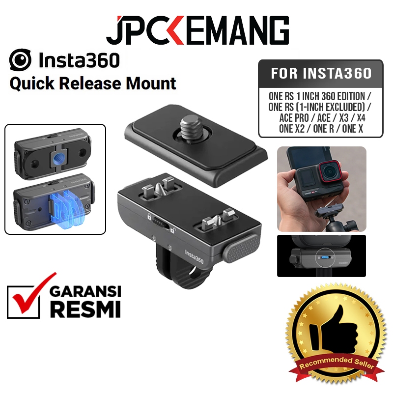 Jual Insta360 Quick Release Mount Insta 360 Quick Release Plate ...