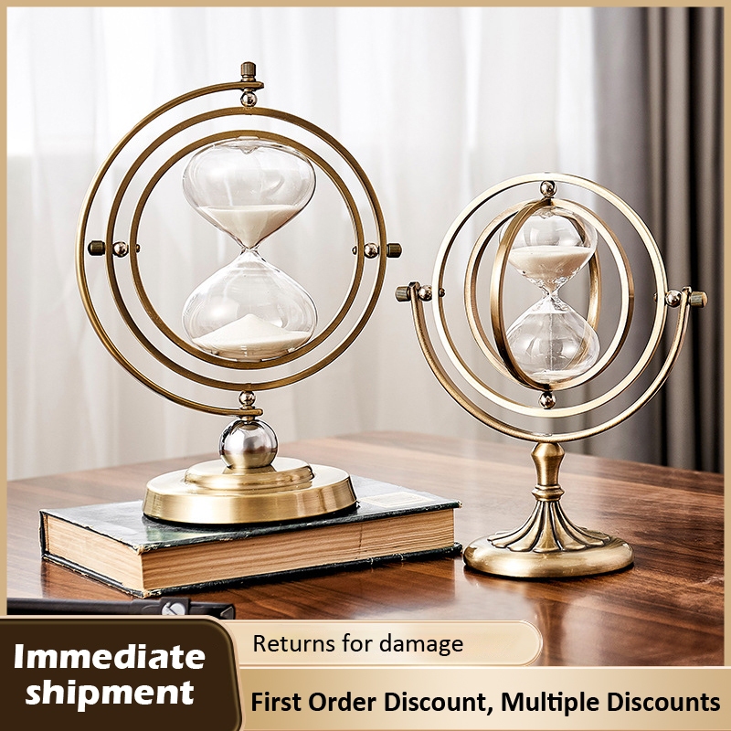 Jual Colins/Luxury/Timer Jam Pasir Berputar Fajar Emas / Ornamen Rumah ...