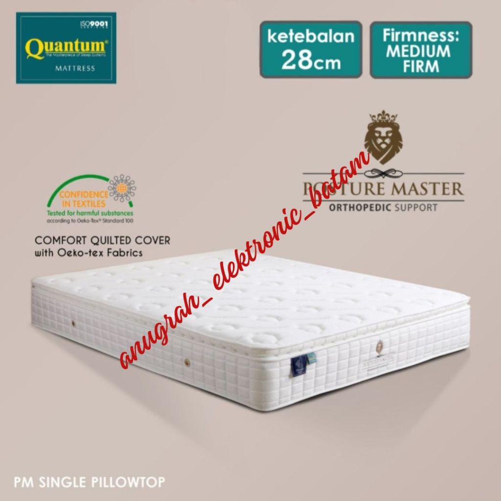 Jual Quantum Springbed Posture Master Orthopedic Pillowtop Springbed ...
