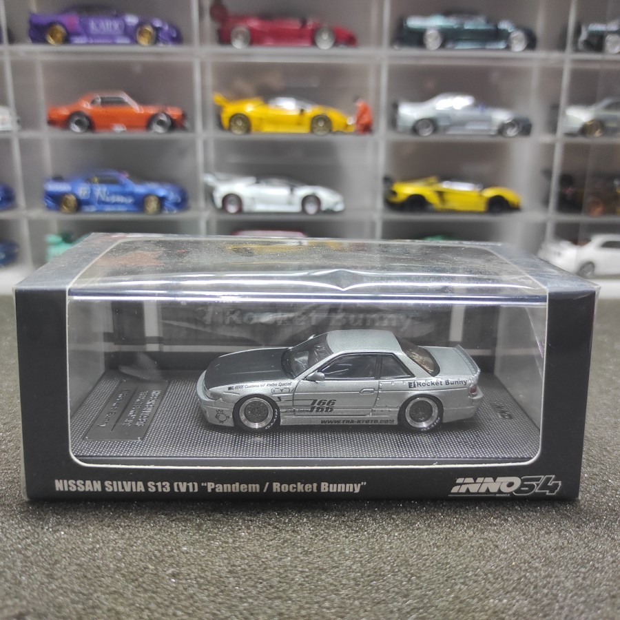 Jual Inno Nissan Silvia S13 (V1) Pandem Rocket Bunny Silver | Shopee ...