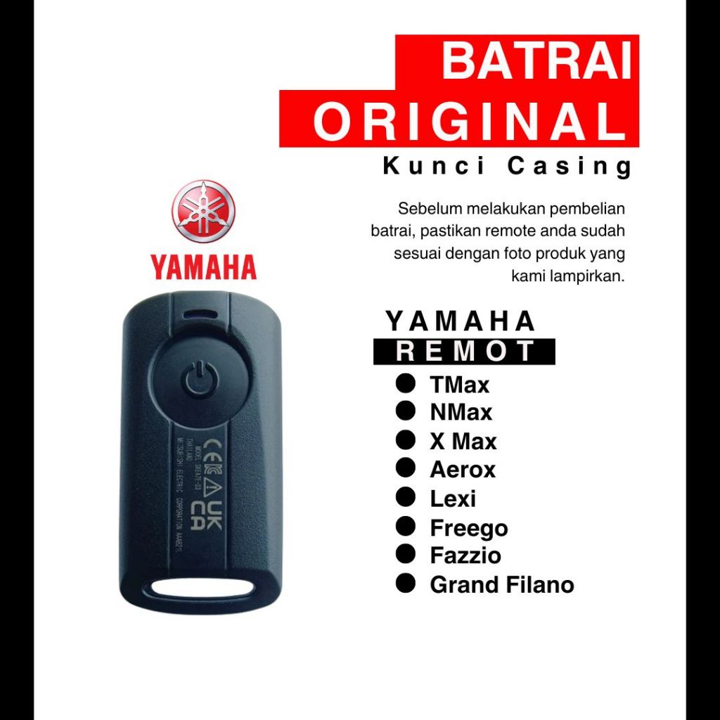 Jual Baterai Remote Kunci Keyless Motor Yamaha Tmax Nmax Xmax Aerox ...