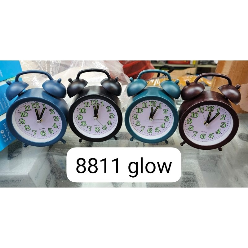 Jual Jam alarm clock weker murah warna dan glow nyala dalam gelap murah ...