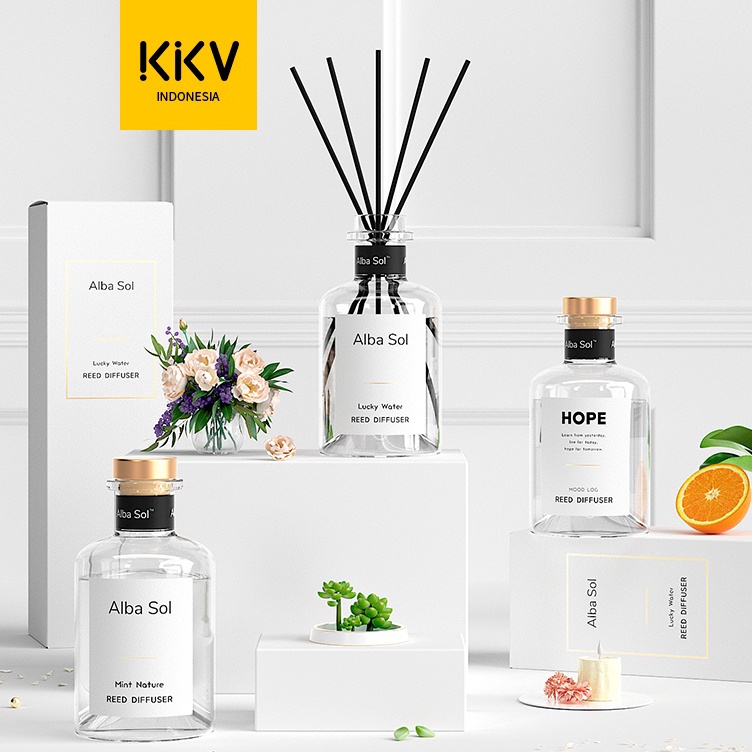 Jual huBest Product KKV Alba Sol Reed Diffuser Lucky Water Nature Seed Marine Ocean 15ml S45 ...