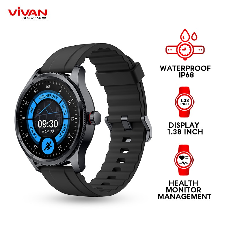 Jual VIVAN VWY23 Smartwatch Waterproof IP68 | Professional Health ...