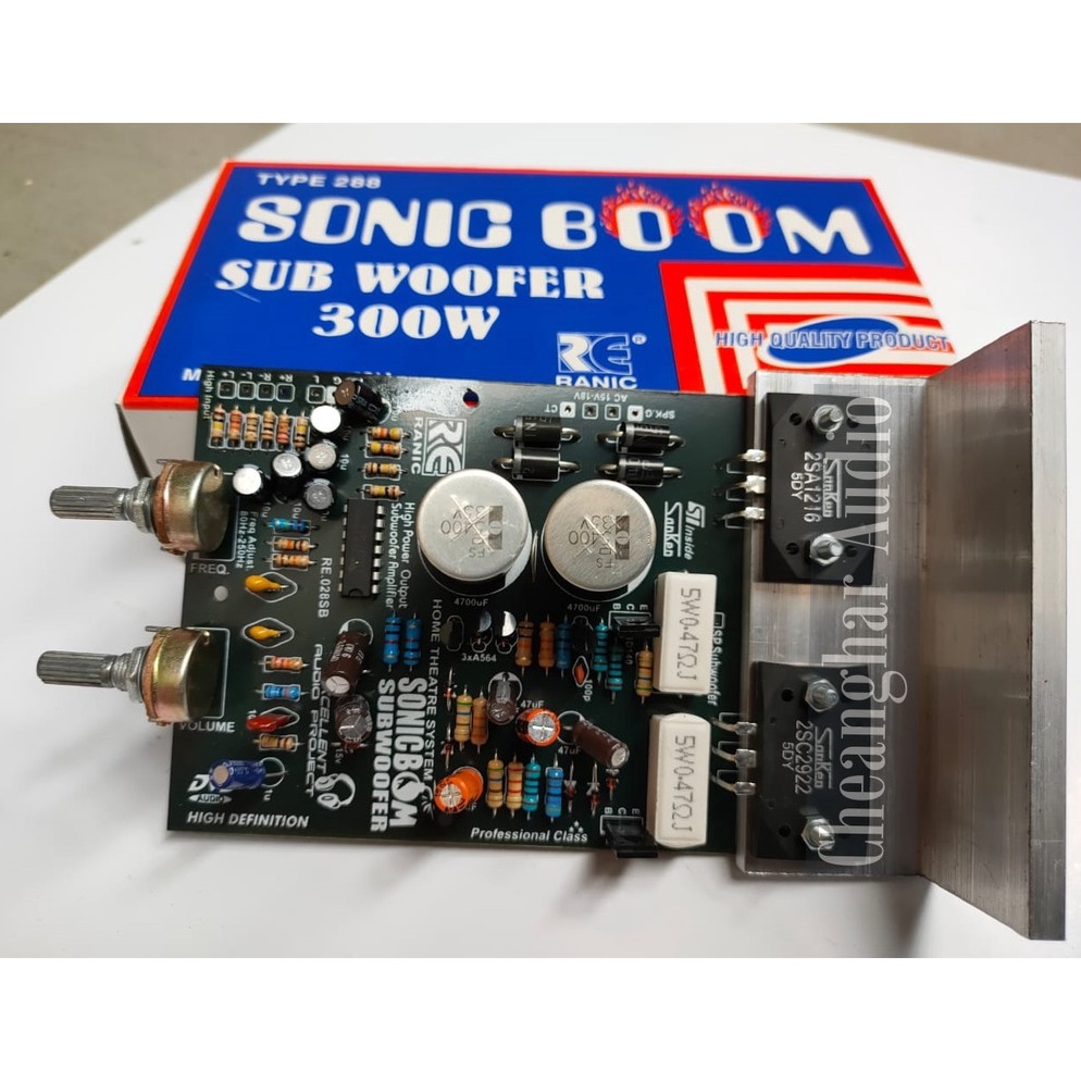 Jual KODE C9W Kit Subwoofer Aktif Sonic Boom 3 Watt | Shopee Indonesia