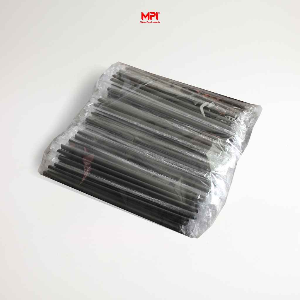 Jual Sedotan Steril 6mm x 20cm Hitam - Sedotan Kopi Hitam Runcing ...