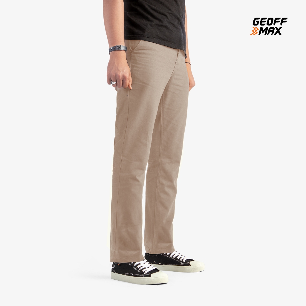 Jual Geoff Max - Hertz Khaki | Celana Panjang Pria Celana Chino Unisex ...