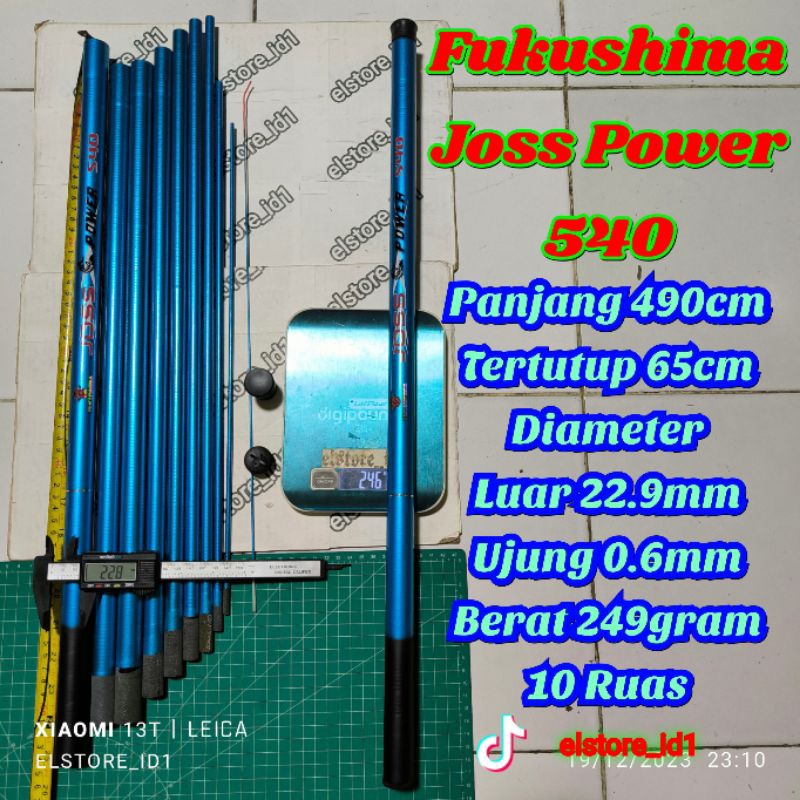 Jual Joran Tegek 540 Fukushima Mandarin dan Joss power | Shopee Indonesia