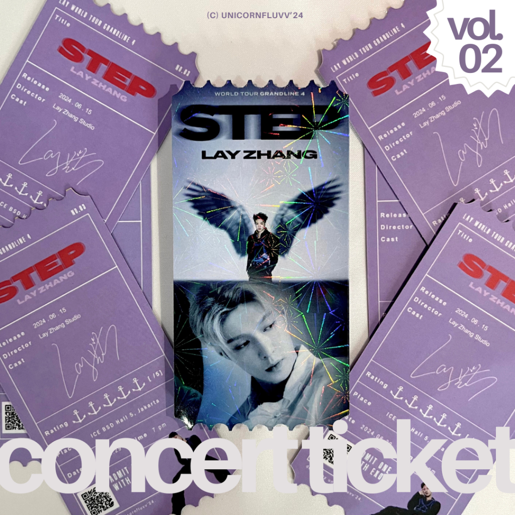 Jual EXO Vol. 2 LAY ZHANG Concert Ticket STEP Grandline | unicornfluvv ...