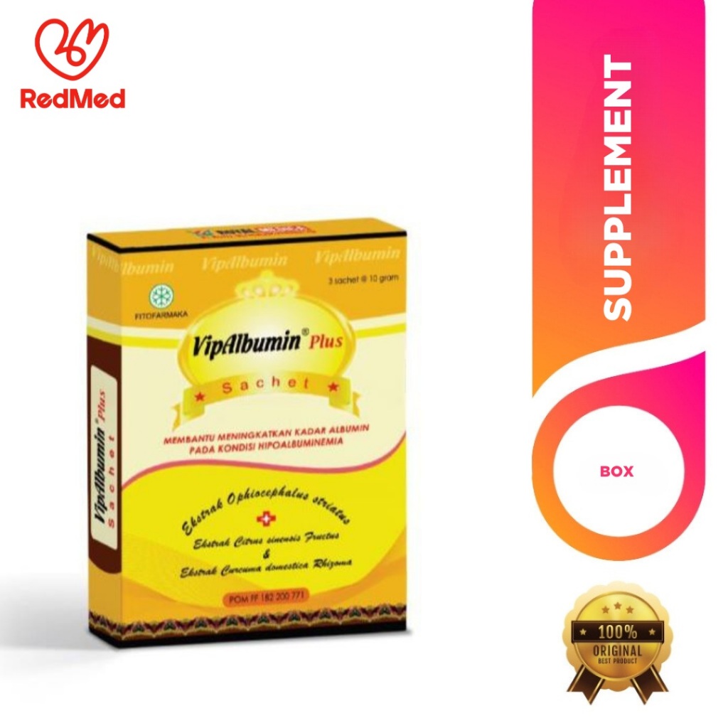 Jual VIPALBUMIN PLUS SACHET 3X10GR | Shopee Indonesia