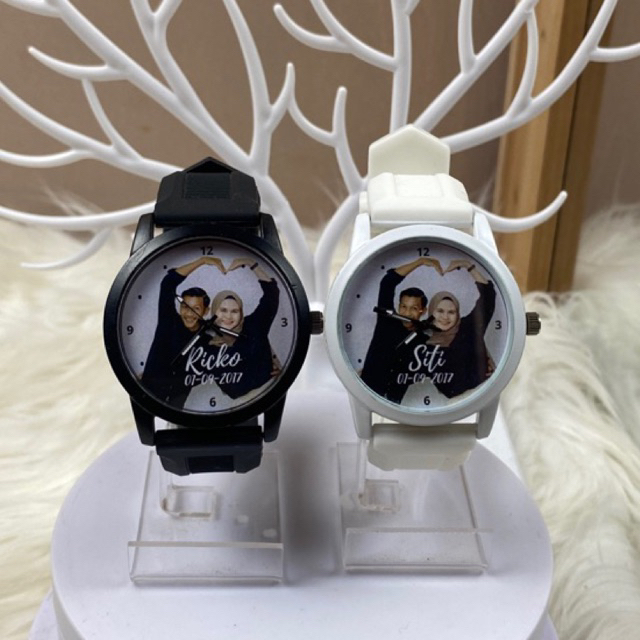 Jual JAM KARET CUSTOM BISA PAKE POTO DAN NAMA UNIK MURAH | Shopee Indonesia