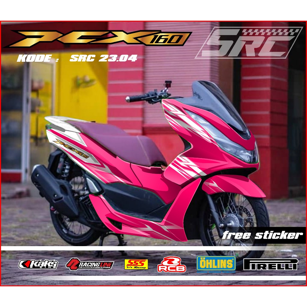 Jual Decal Sticker Honda PCX 160 Polos Full Body 2021 2022 2023 2024 ...