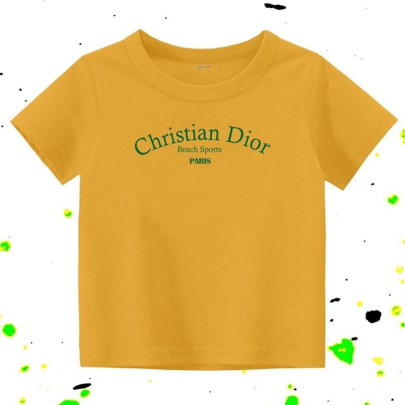Jual KAOS ANAK CHRISTIAN DIOR - KAOS ANAK CEWE COWO UNISEX USIA 2-10 ...