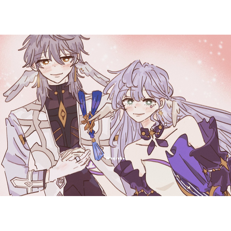 Jual Sunday & Robin Artprint (Honkai Star Rail) | Shopee Indonesia