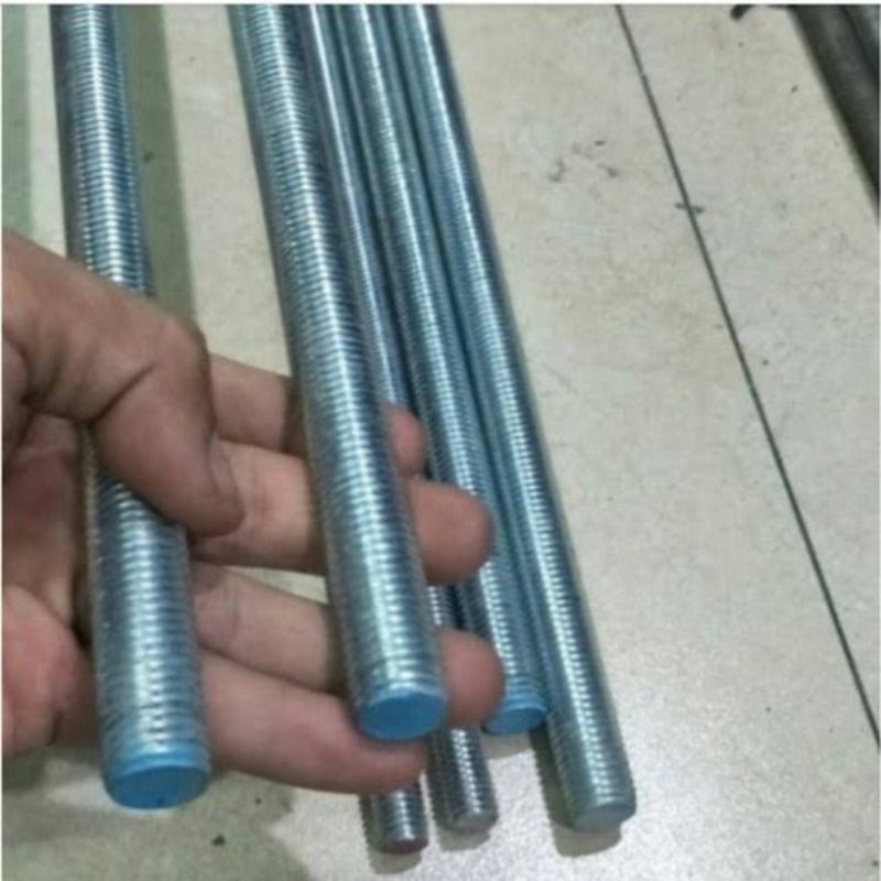 Jual long drat m12 x 1m / as drat Galvanis m12 x 1 meter | Shopee Indonesia